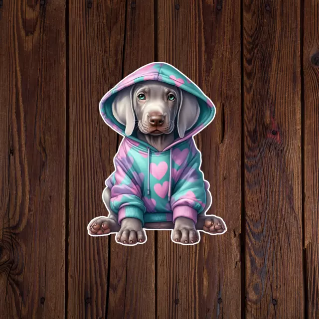 Weimaraner Sticker Dog Puppy Cute Animal Pet Novelty Laptop Sticker ...