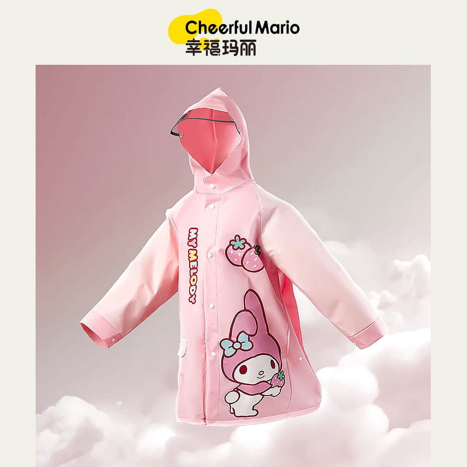 Weimeiy Sanrio Hello Kitty Cinnamoroll Anime Kawaii Children Raincoat ...