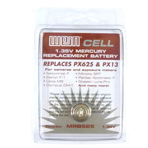 Wein Cell PX625/PX13 1.35V Zinc-Air Button Battery, 12-Pack - Walmart.com