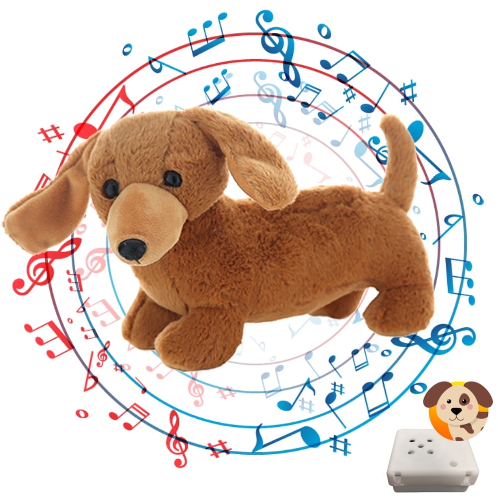 Plush Gear 8-Inch Weiner the Dachshund – Soft Stuffed Animal Plush Toy ...