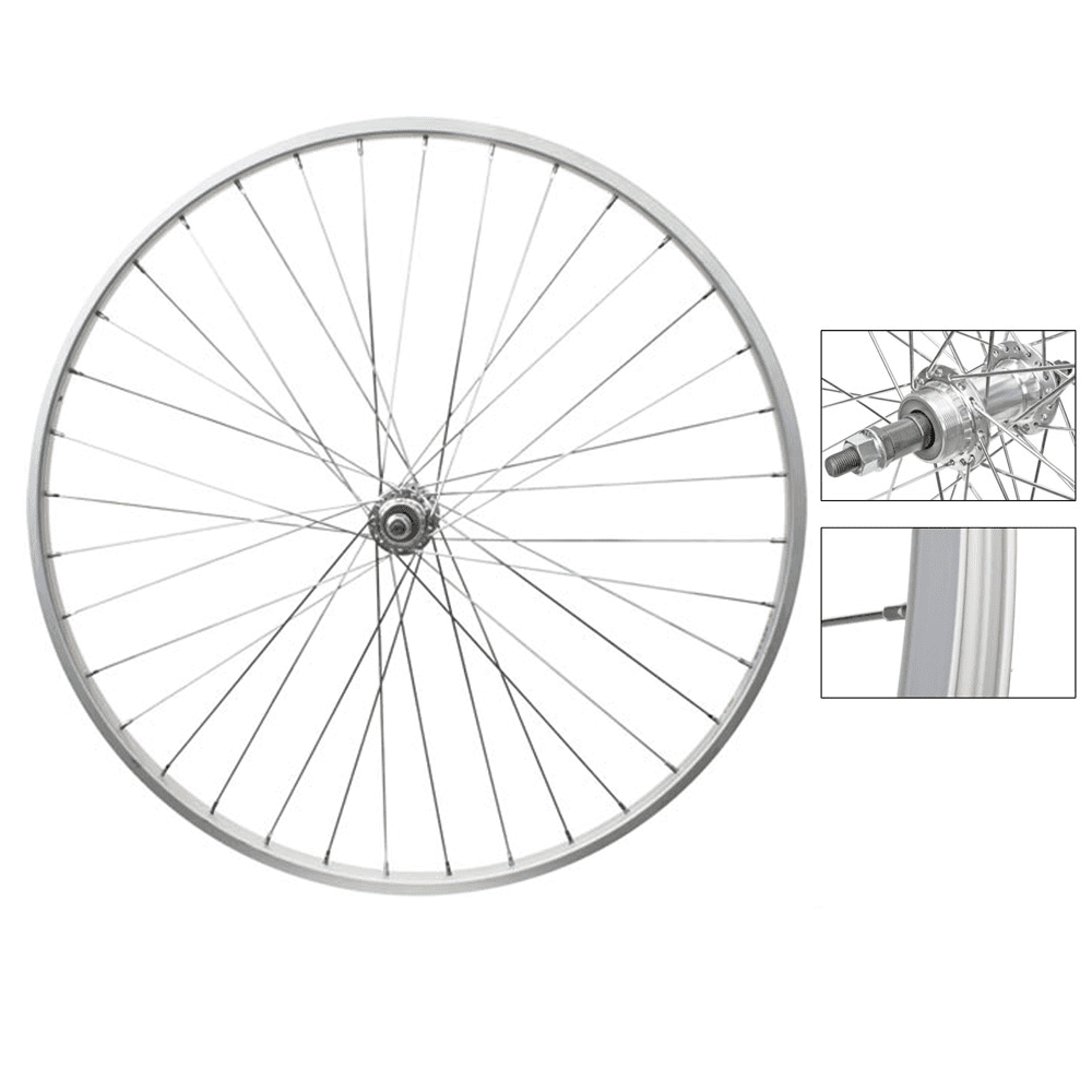 Weinmann RM19 Rear Road Wheel 27in Silver 5-7 Speed Freewheel Hub Bolt ...