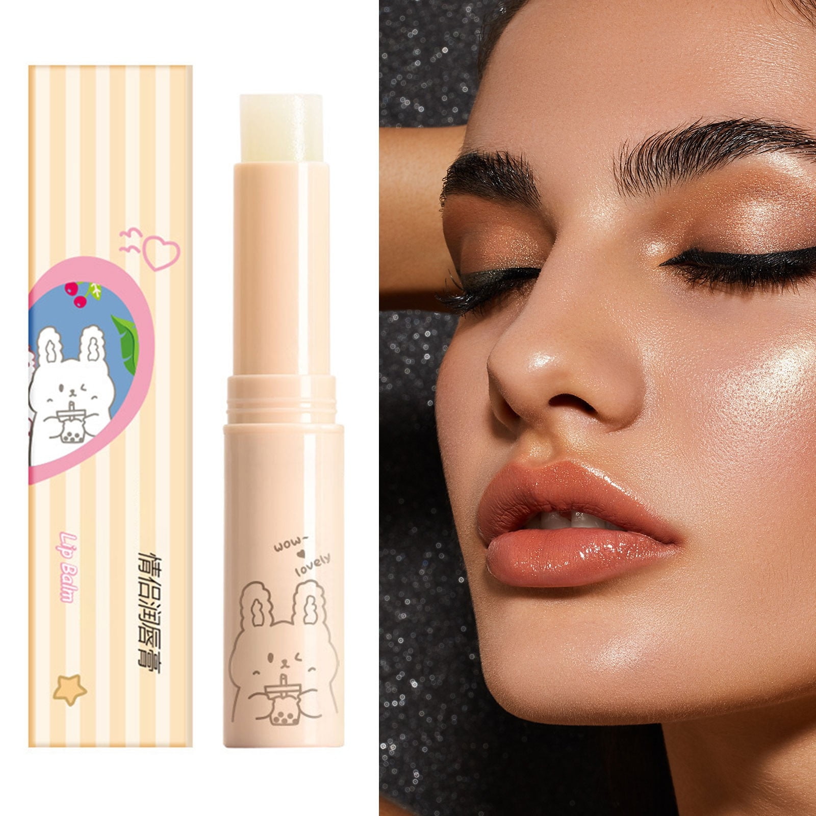 Weipeensee Couples Lip Balm Moisturizing Lip Hydrating Care Lip ...