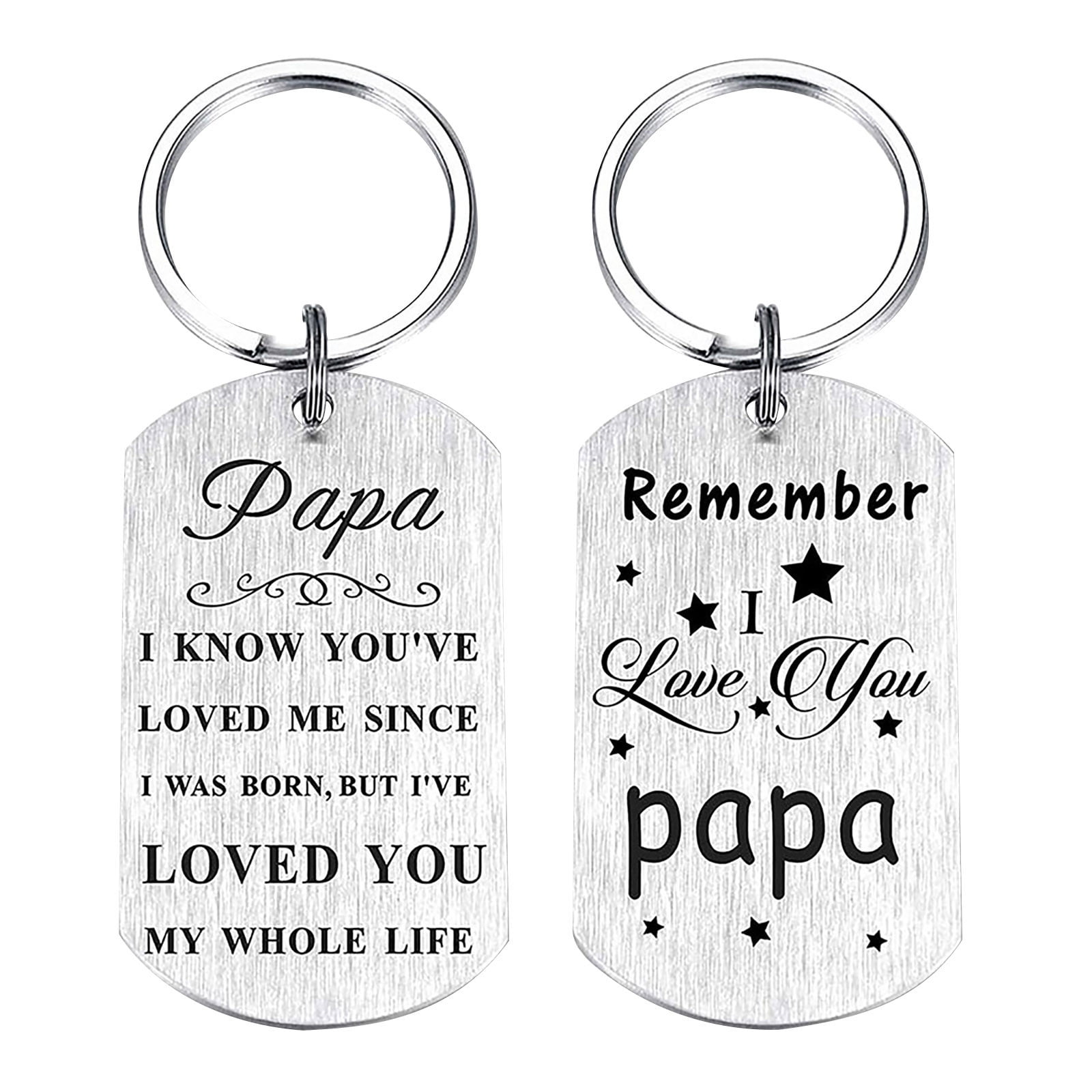 Weipeensee Dad/Mother/Papa/Grandma Birthday Gifts for Family Keychain ...