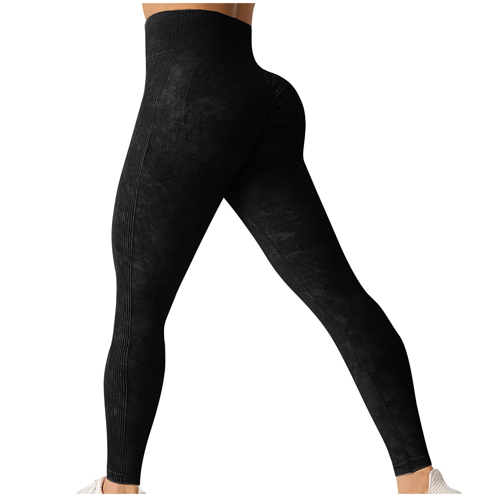 Weiqiqre Straight Leg Yoga Pants for Women Tummy Control Workout Yoga ...