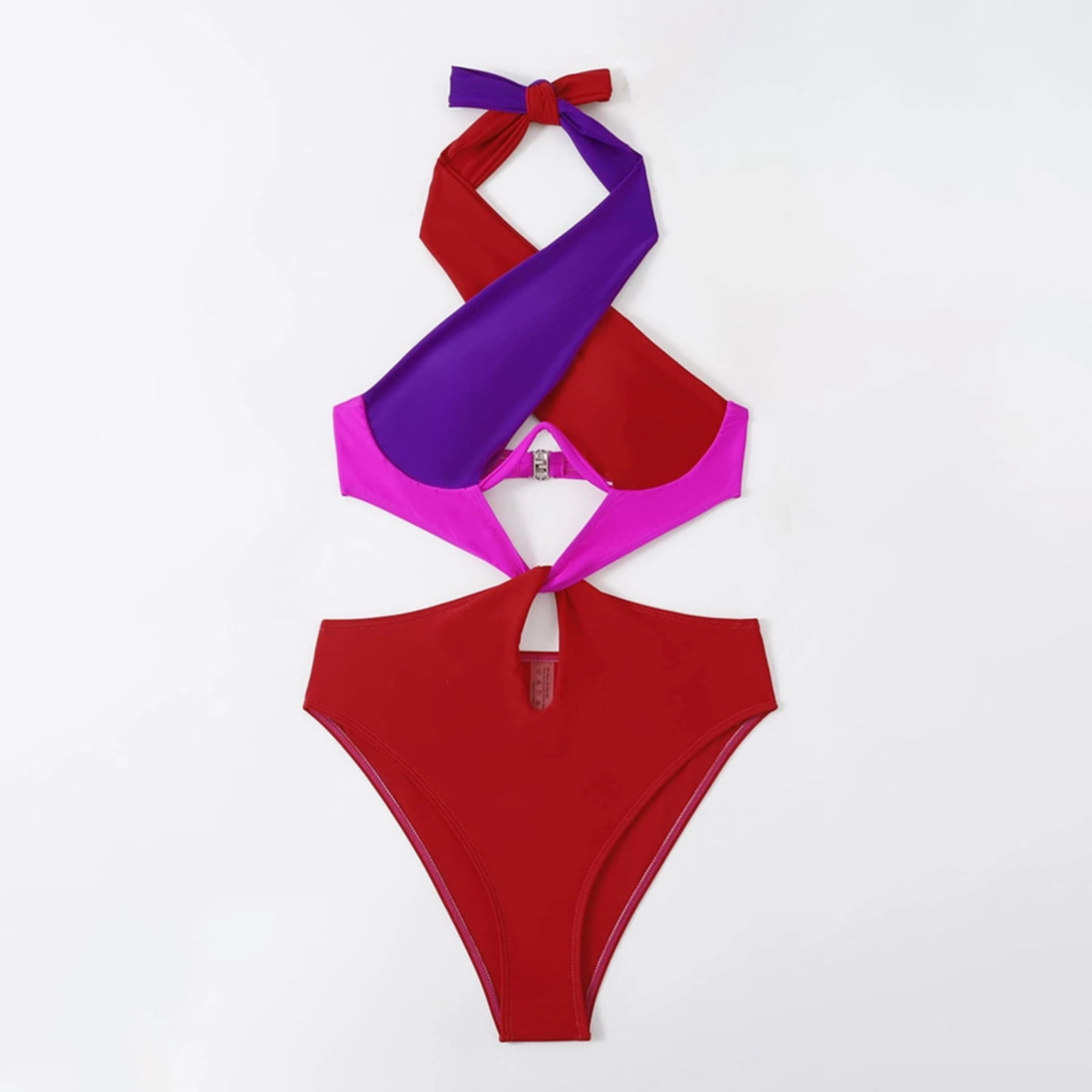 Weiqiqre Swimsuits for Women 2025 One Piece Swimsuits V Neck Slimming ...