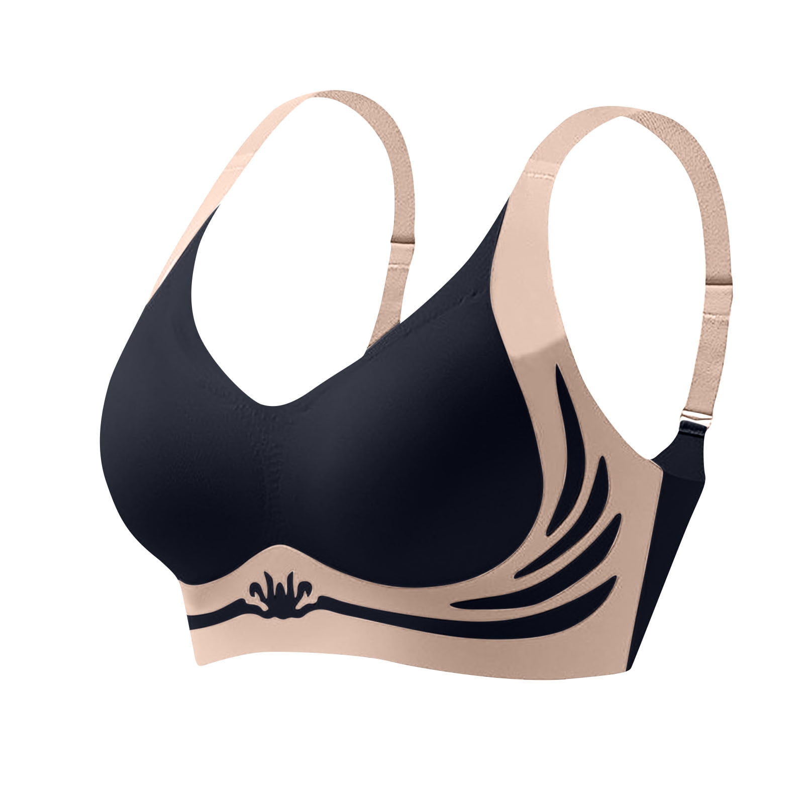 Weiqiqre Womens Underwear Comfort Push Up Bras Buttery Soft Wireless ...