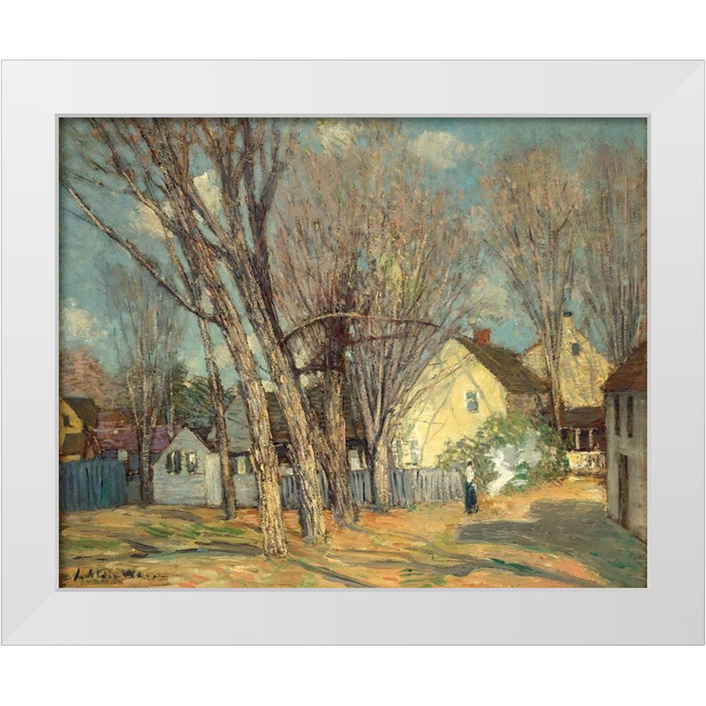 Weir, J Alden 14x12 White Modern Wood Framed Museum Art Print Titled ...