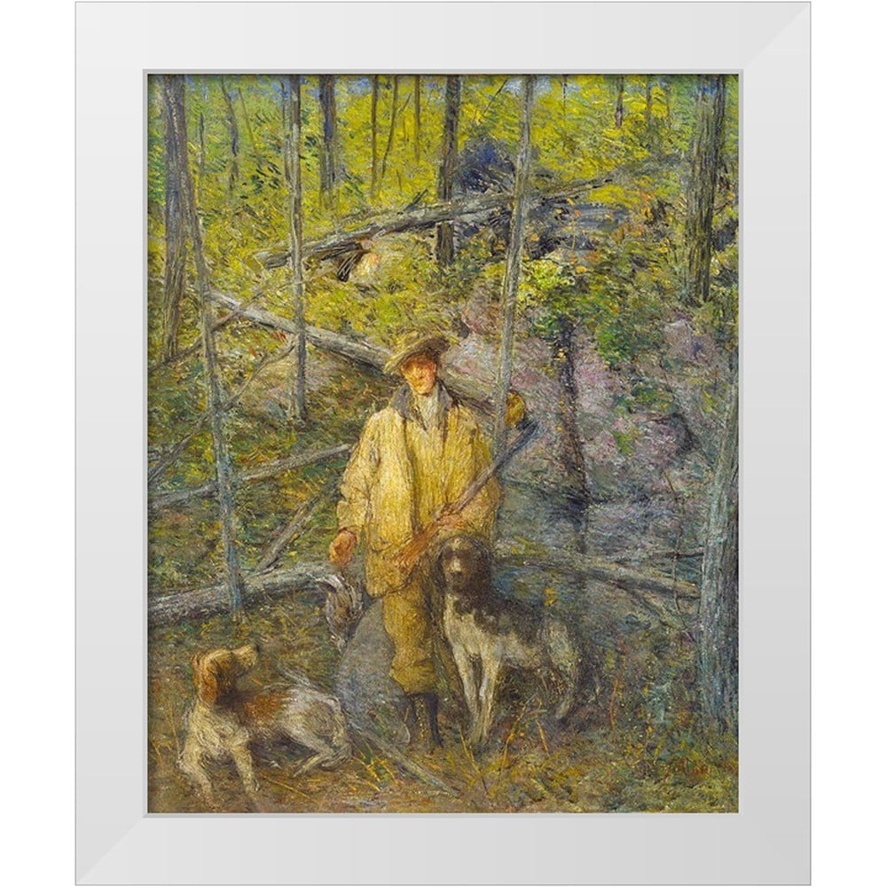 Weir, J Alden 15x18 White Modern Wood Framed Museum Art Print Titled ...