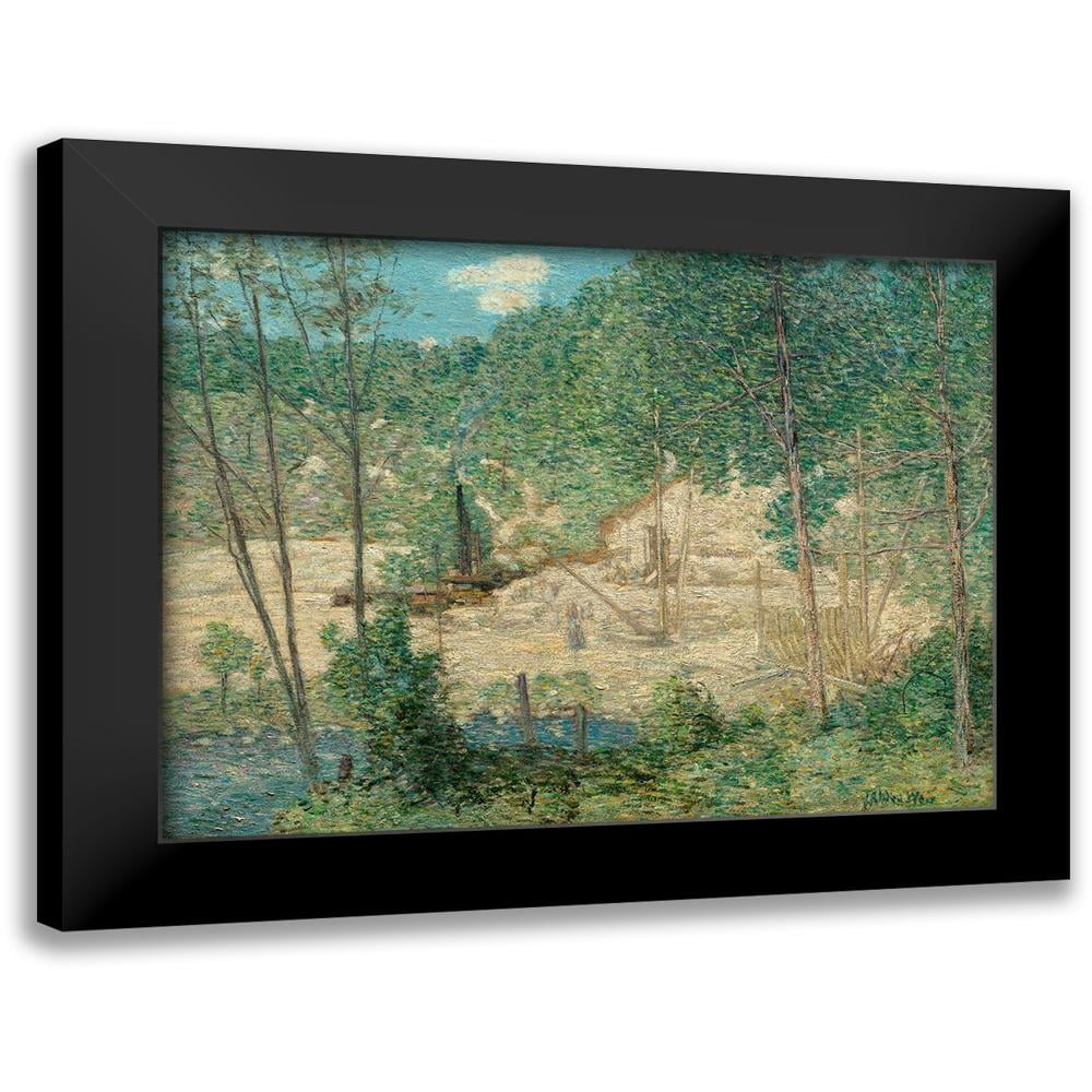 Weir, J Alden 18x14 Black Modern Framed Museum Art Print Titled - The ...
