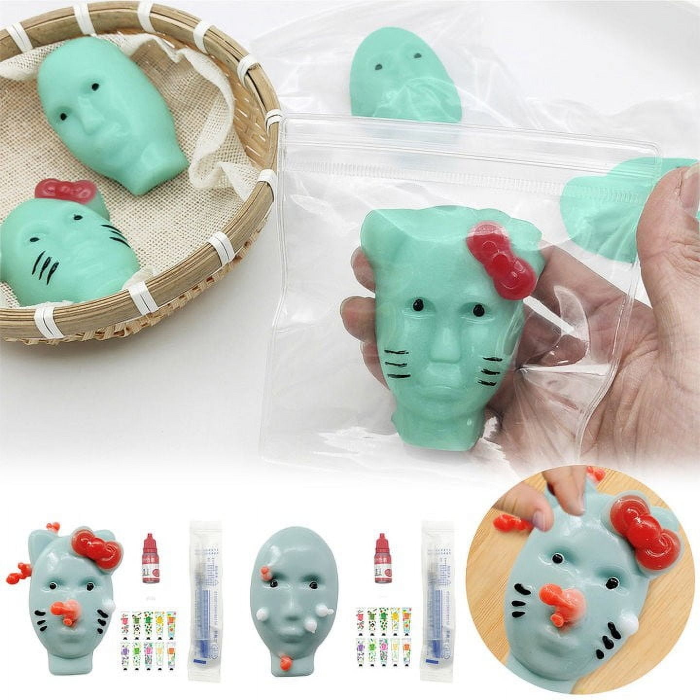 Weird Alien Pimple Popping Novelty Stress Pimple Reusable & Self ...