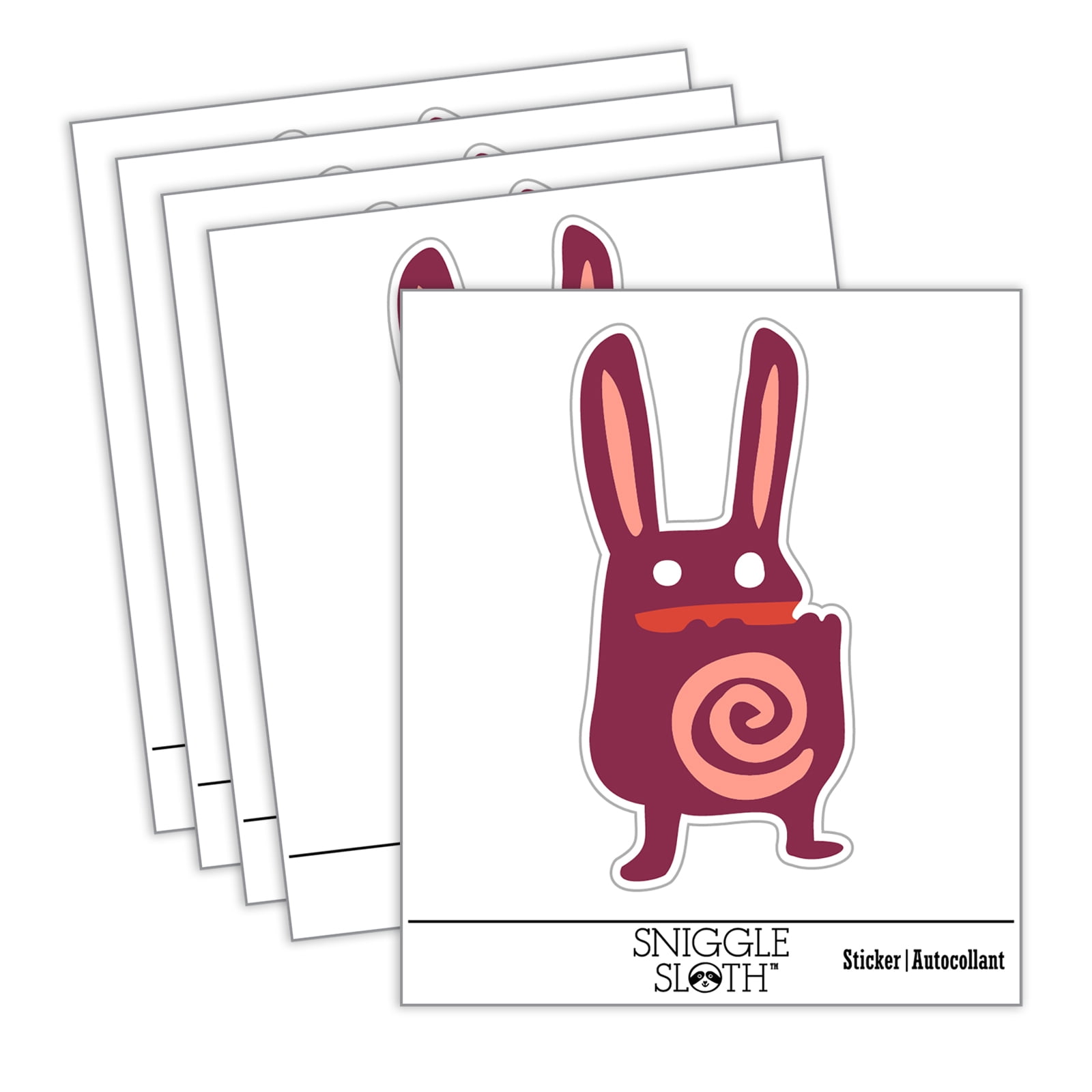 Weird Creepy Rabbit Creature Car Window Bumper Water Bottle Phone ...