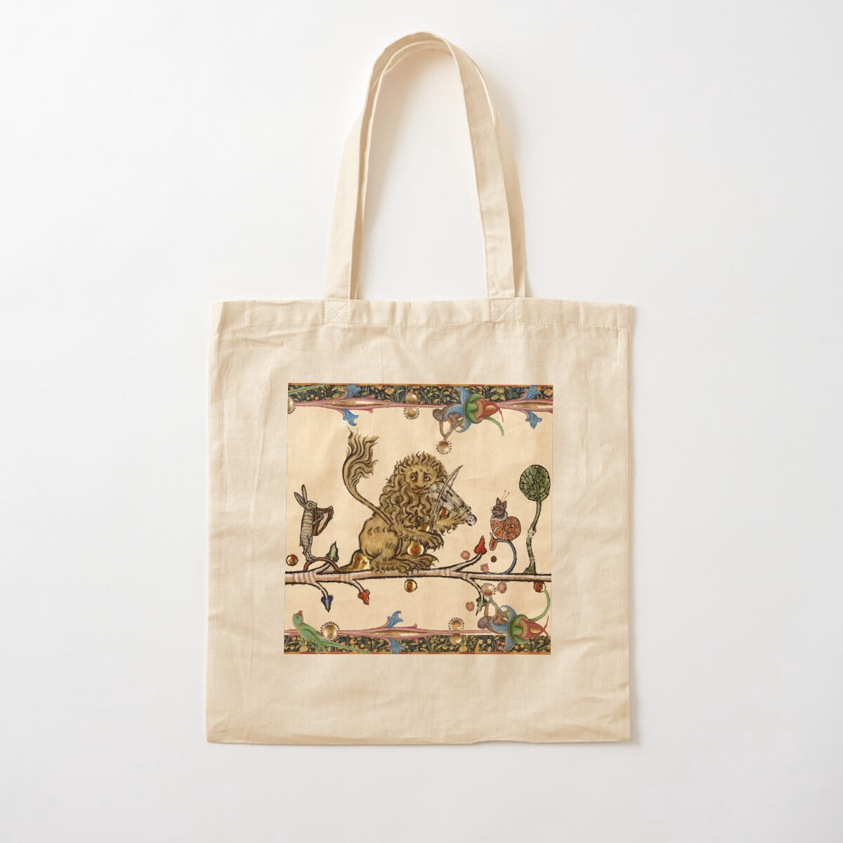 Weird Medieval Bestiary Making Music Violinist Lion,Hare And Snail Cat ...