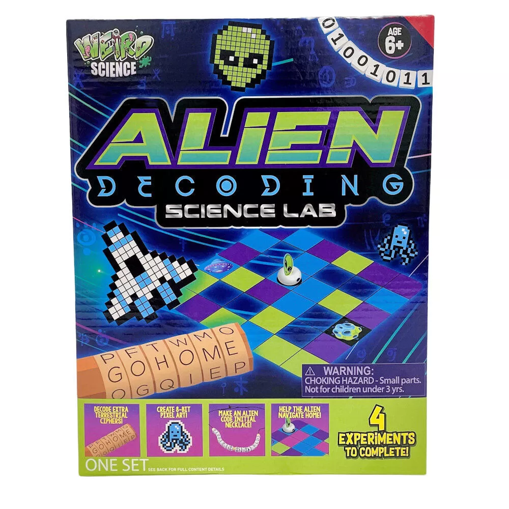 Weird Science Alien Decoding Science Lab 4 Experiments Kit - Walmart.com