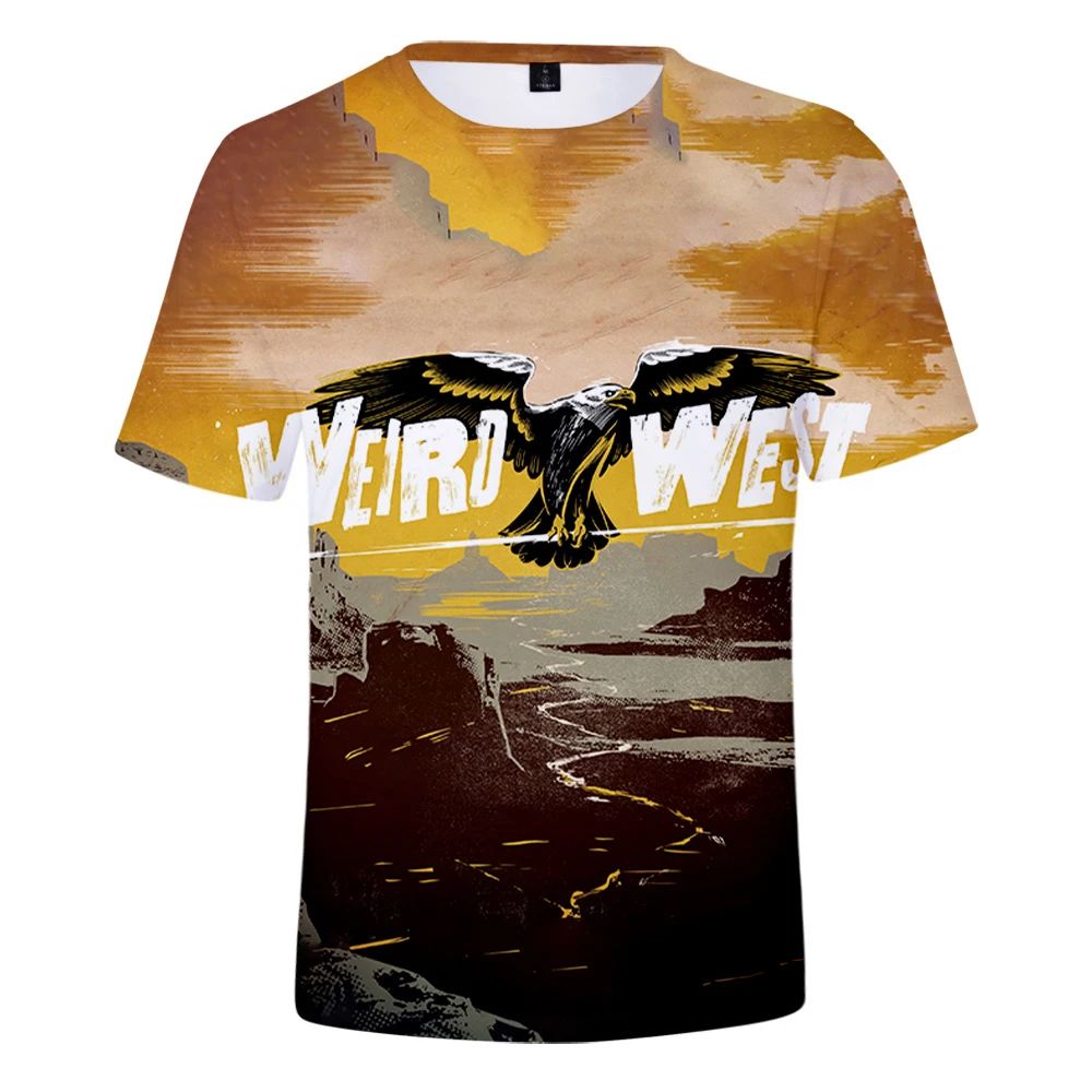 Weird West Game Merch T-shirt Summer 2024 Popular Graphics 3d Printed ...