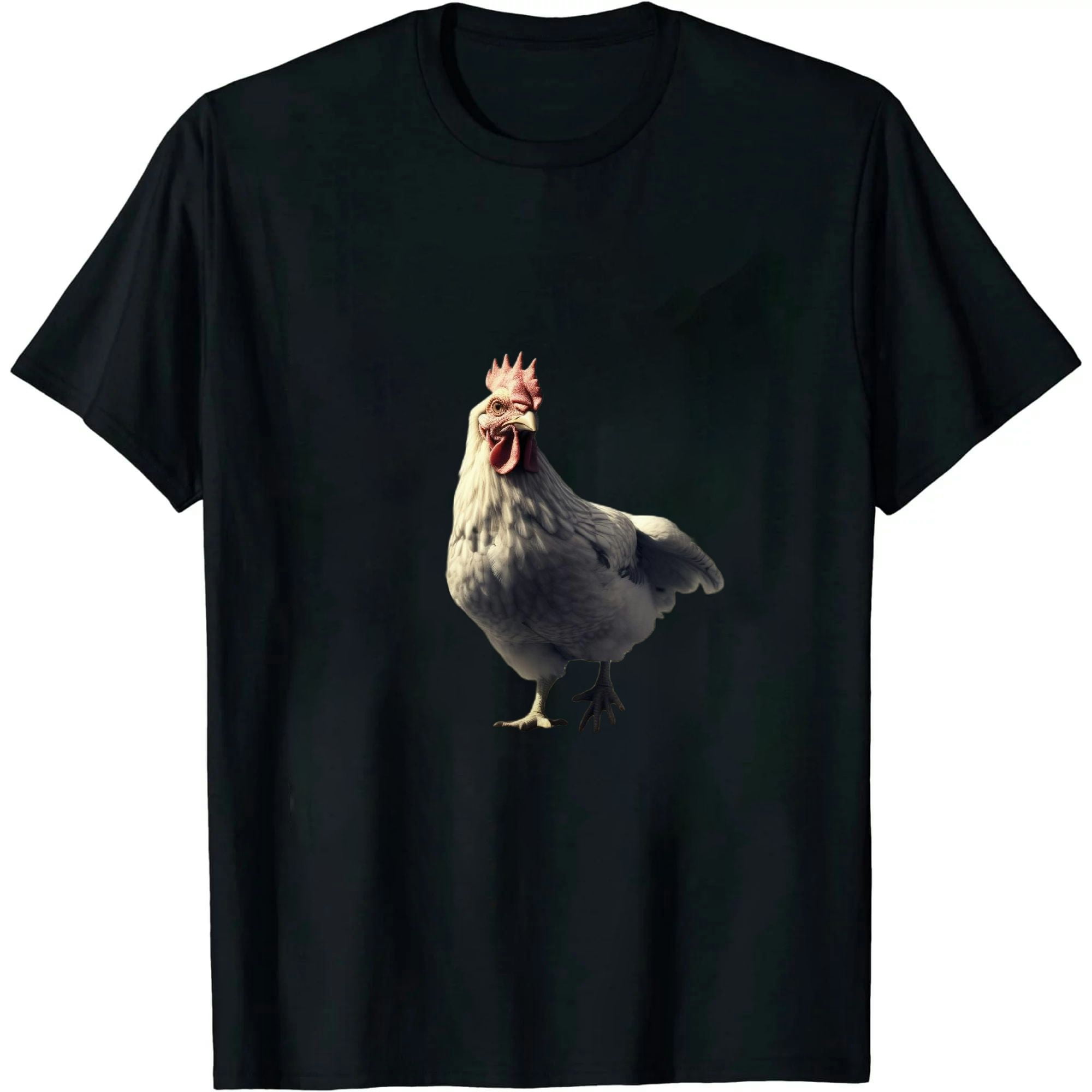 Weirdcore Chicken Landing UFO T-Shirt - Walmart.com