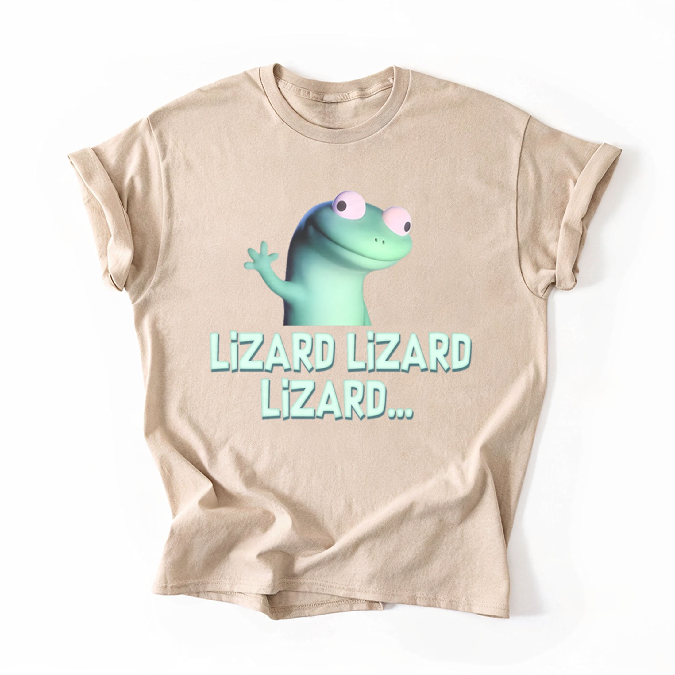 Weirdcore Lizard Lizard Lizard Meme T-Shirt, Tik tok Meme Lizard Shirt ...