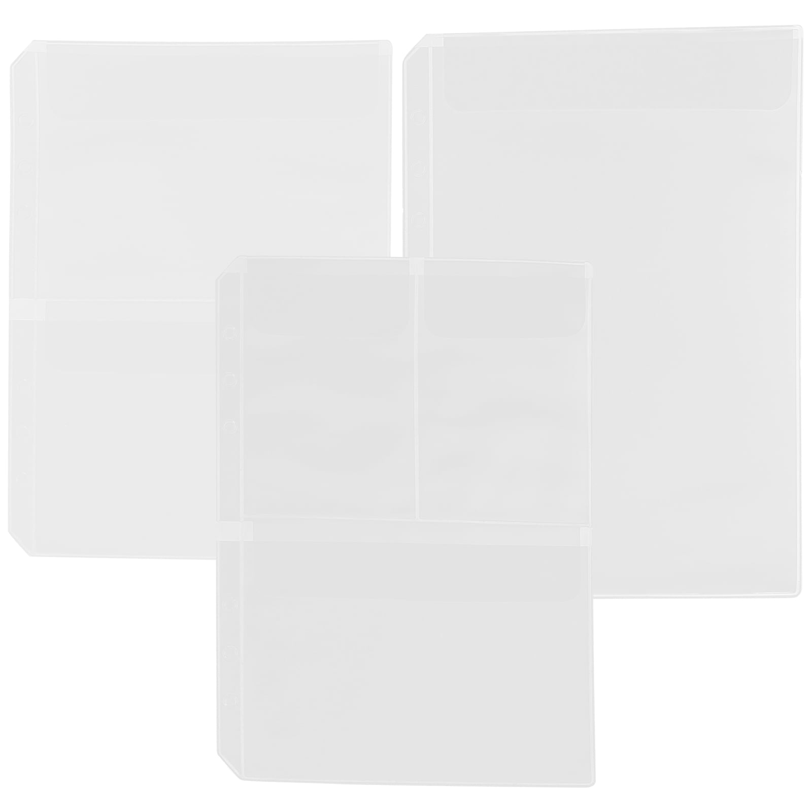 Weis 15pcs A5 6 Holes Binder Pockets PVC Binder Folders Waterproof ...