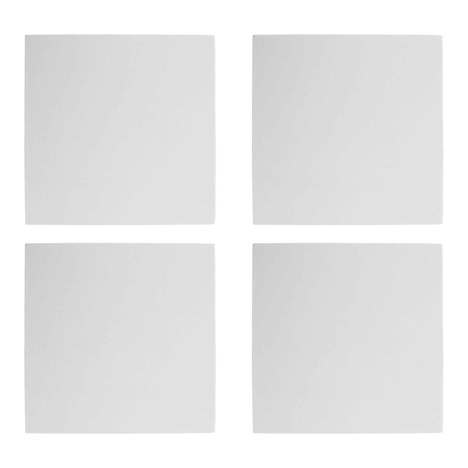 Weis 4pcs Artist Canvas Panel Boards 20x20cm Size Art Painting Board ...