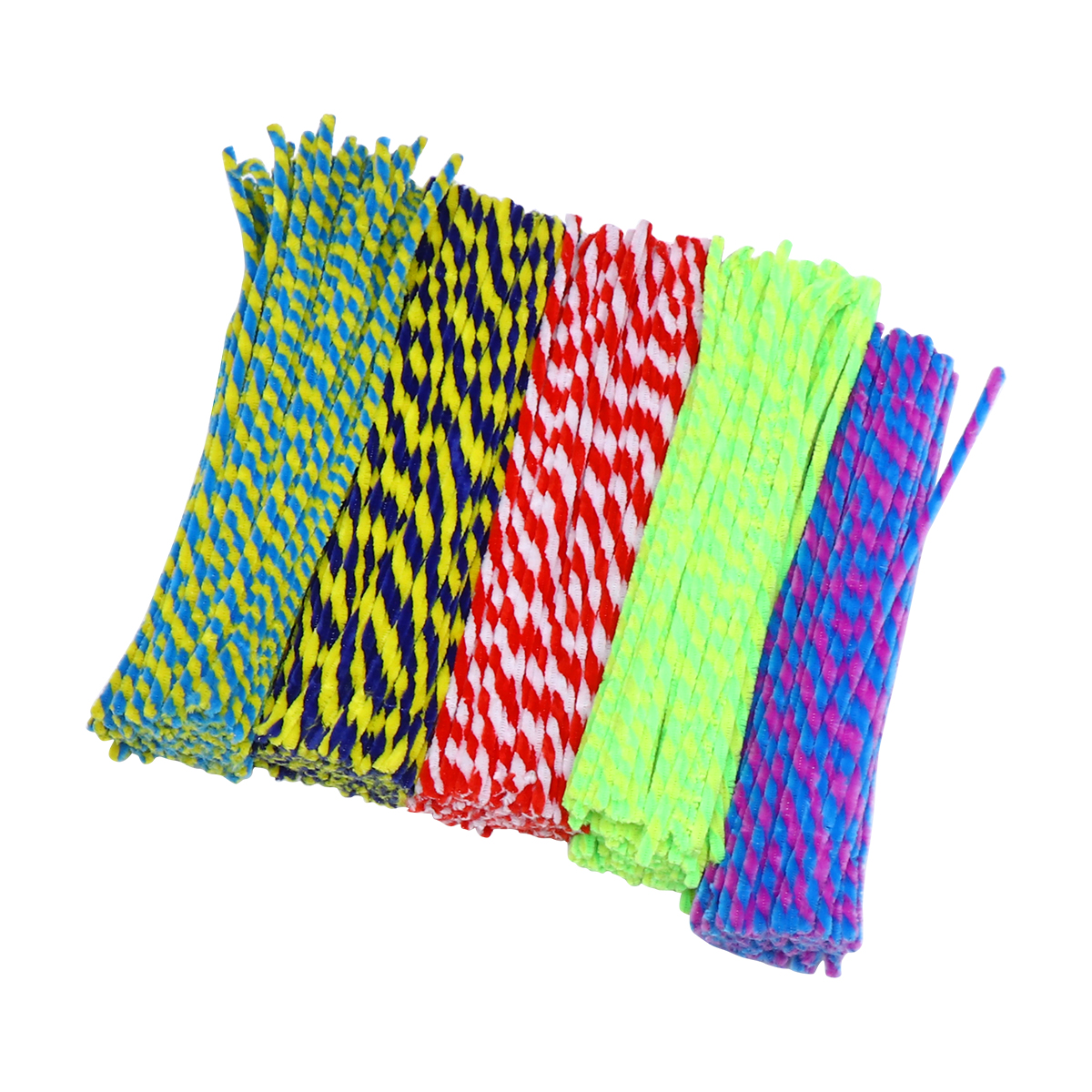 Weis 500pcs Twisted Chenille Stems Assorted Pipe Cleaners for Kids DIY ...