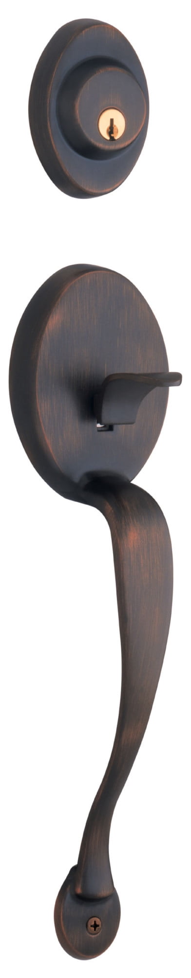 Weiser Lock GA9771A-S Augusta Single Cylinder Keyed Entry Handleset ...