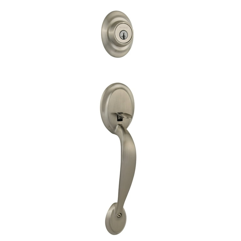 Weiser Lock Logo Weiser Round Deadbolt Featuring SmartKey, Exterior