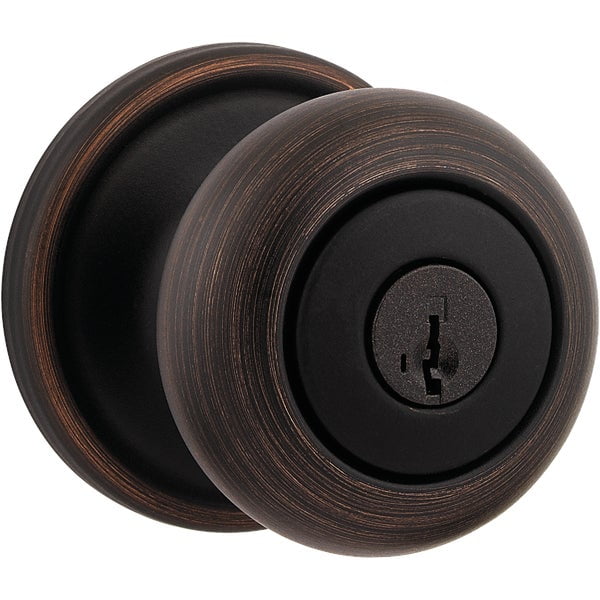 Weiser Welcome Home Venetian Bronze Entry Door Knob with SmartKey ...