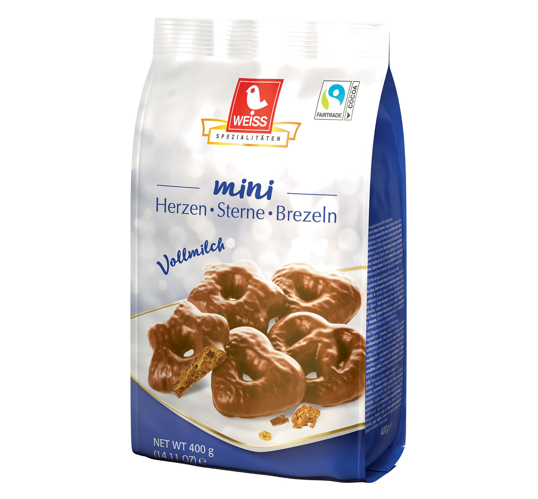 Weiss Mini Hearts/Stars/Pretzels Milk Chocolate - Walmart.com