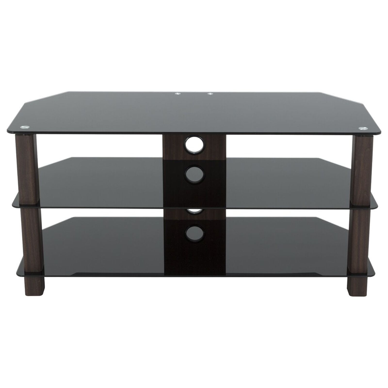 Weissman TV Stand for TVs up to 50", Cable Management, Sound Bar Shelf ...