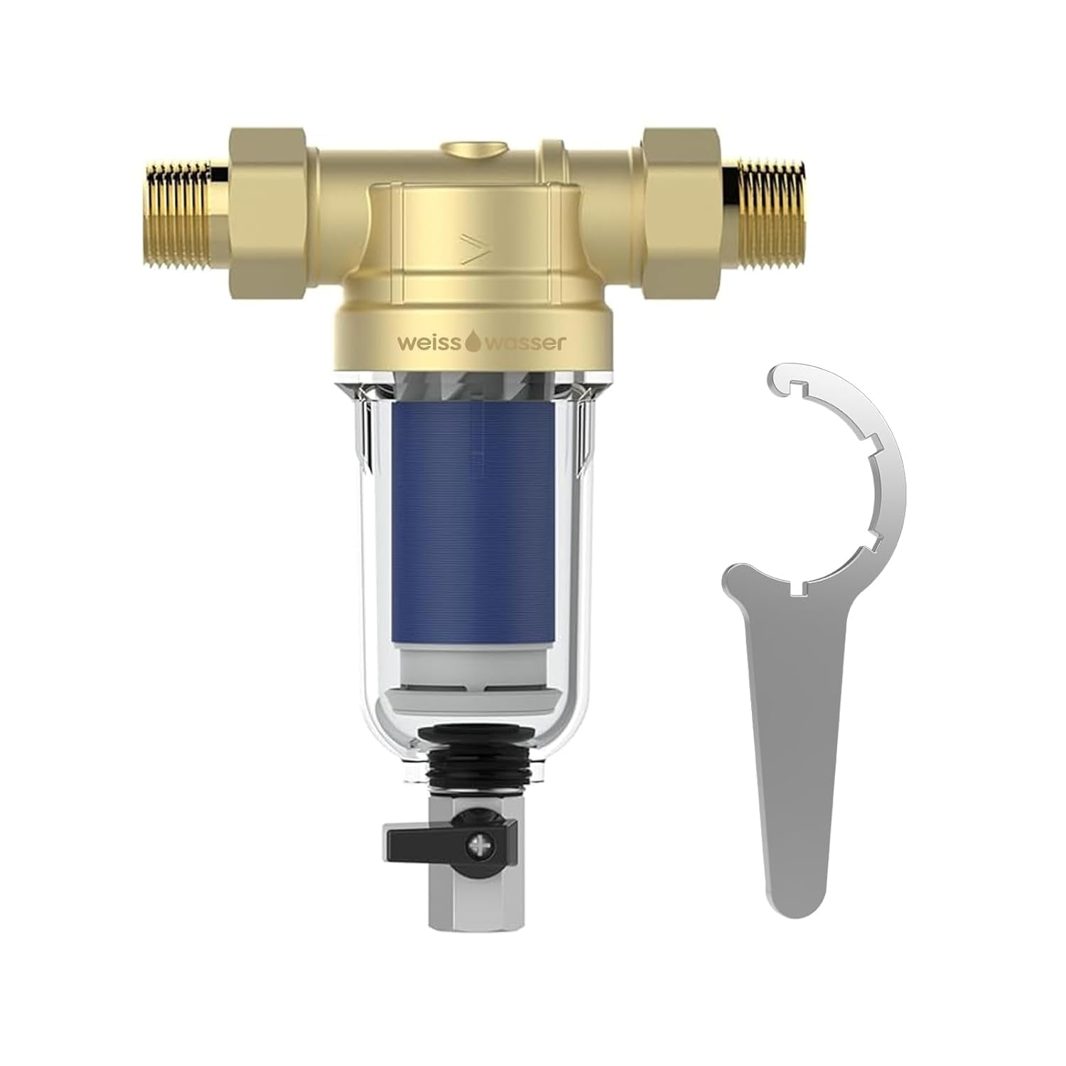 Weisswasser Sediment Filter, 40 Micron Reusable Spin Down Sediment ...