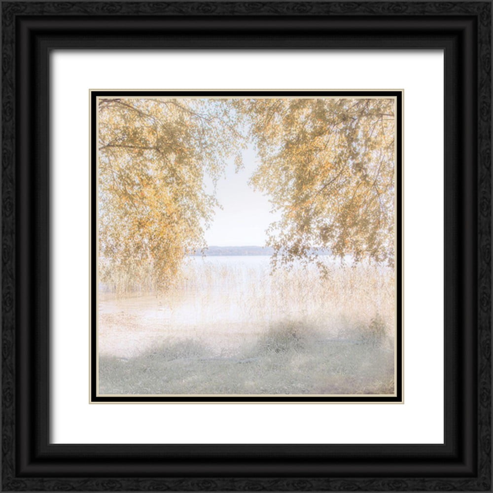 Weisz, Irene 12x12 Black Ornate Wood Framed with Double Matting Museum ...