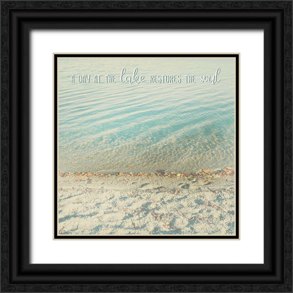 Weisz, Irene 12x12 Black Ornate Wood Framed with Double Matting Museum ...