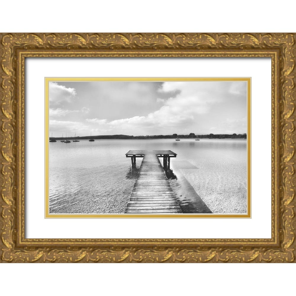 Weisz, Irene 14x11 Gold Ornate Wood Framed with Double Matting Museum ...