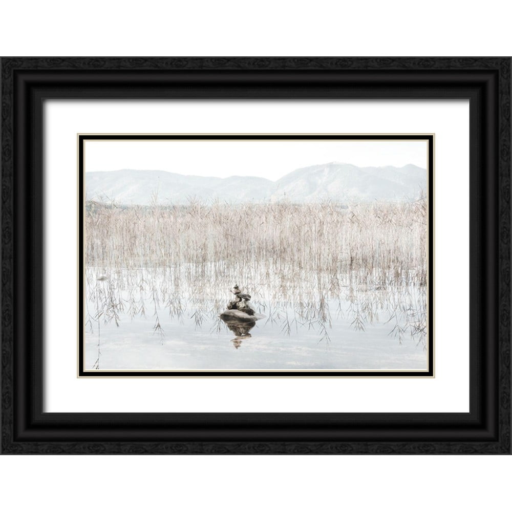 Weisz, Irene 18x13 Black Ornate Wood Framed with Double Matting Museum ...