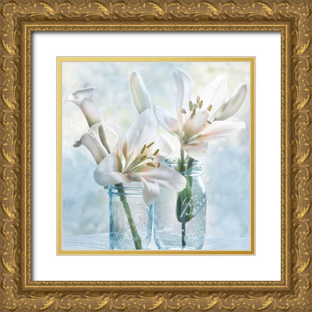 Weisz, Irene 20x20 Gold Ornate Wood Framed with Double Matting Museum ...