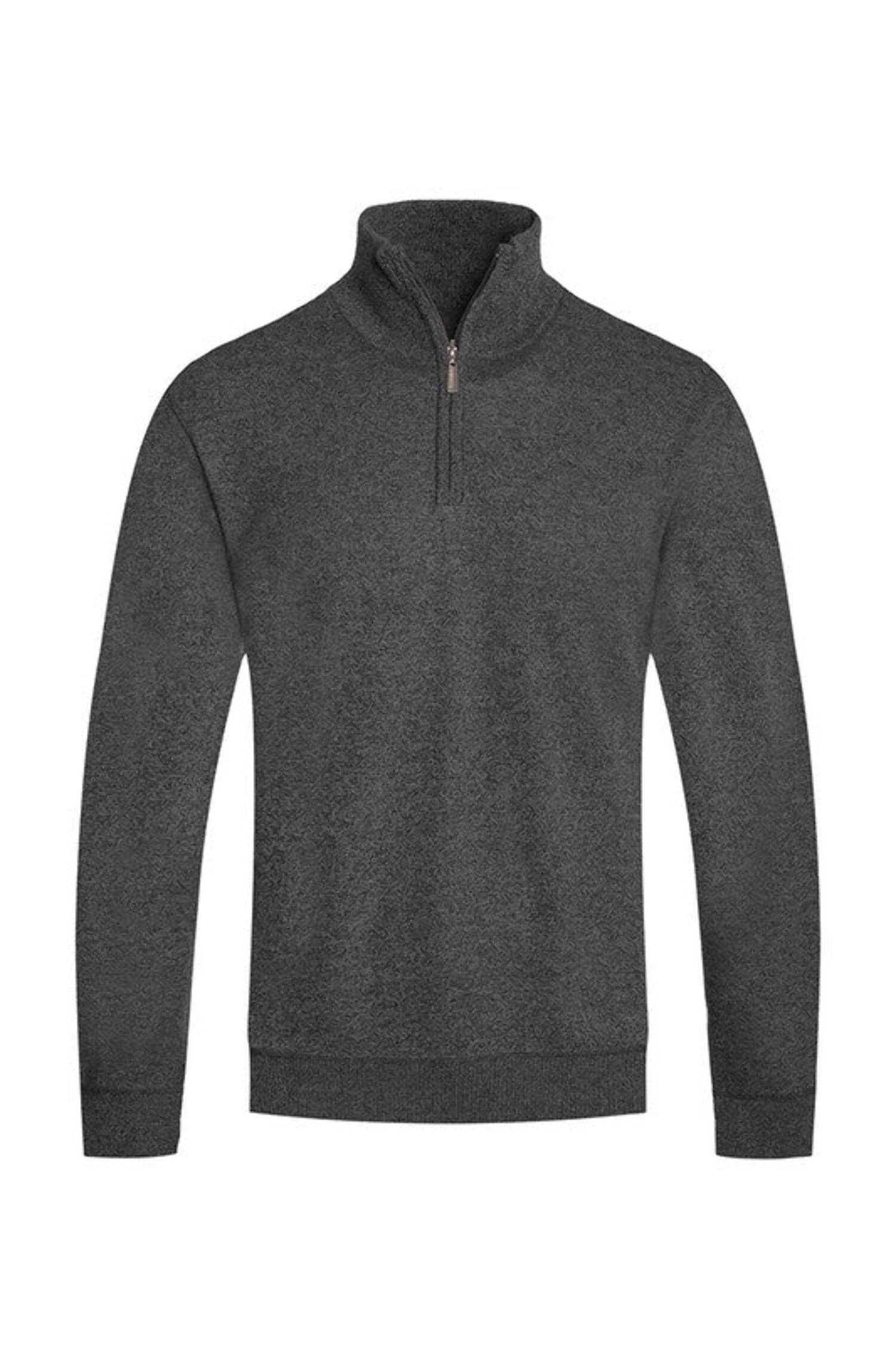 Weiv Mens Knit Quarter Zip Sweater - Walmart.com