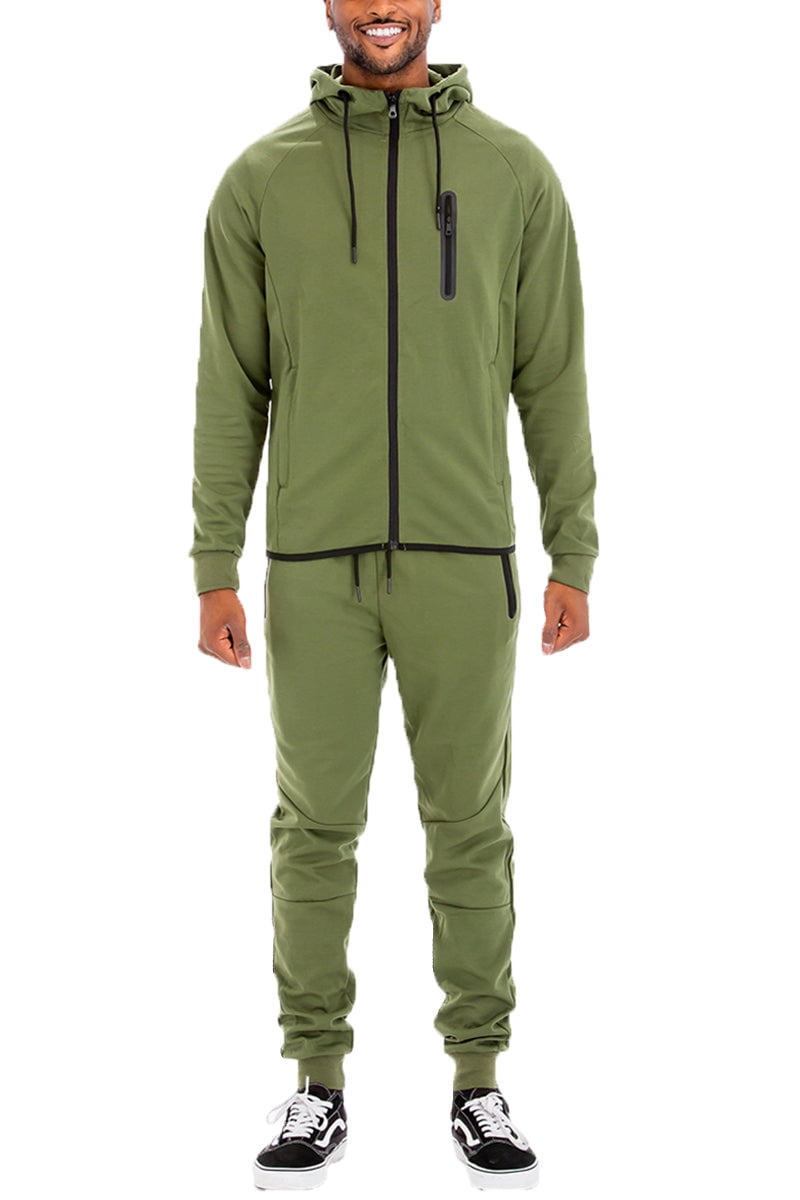 Weiv Performance Plus Men's Adult Tech Suit Matching Track Suit ...