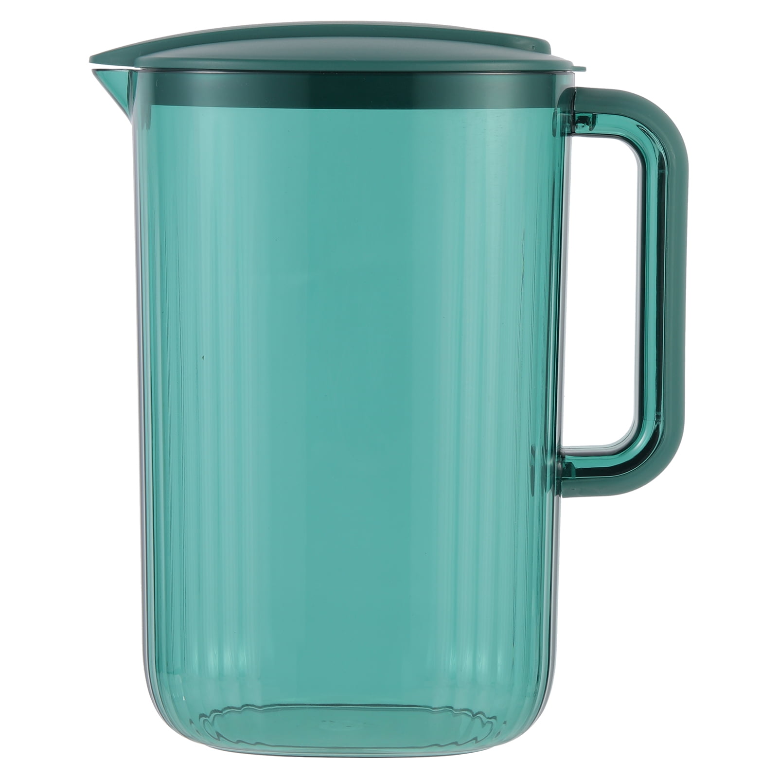 Weiwei 1 Gal Plastic Juice Pitcher w/ Lid Water Jug Iced Tea Lemonade ...