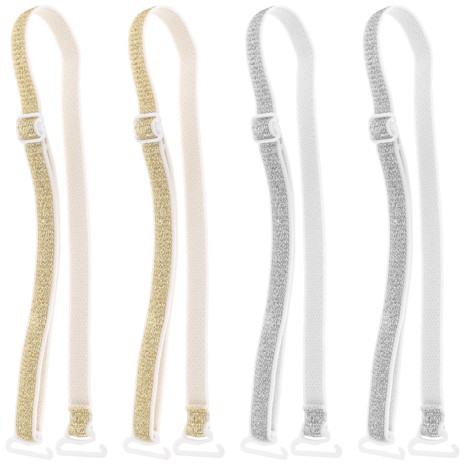 Weiwei 2 Pairs of Bra Straps Decorative Extension Bra Straps Detachable ...