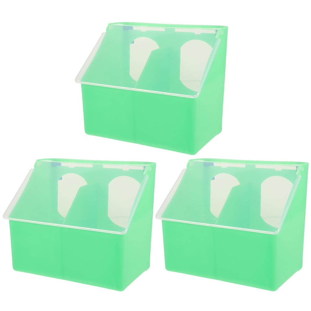 Weiwei 3pcs Hangable Pigeon Feeder Multi-grid Pigeon Food Storage Box ...