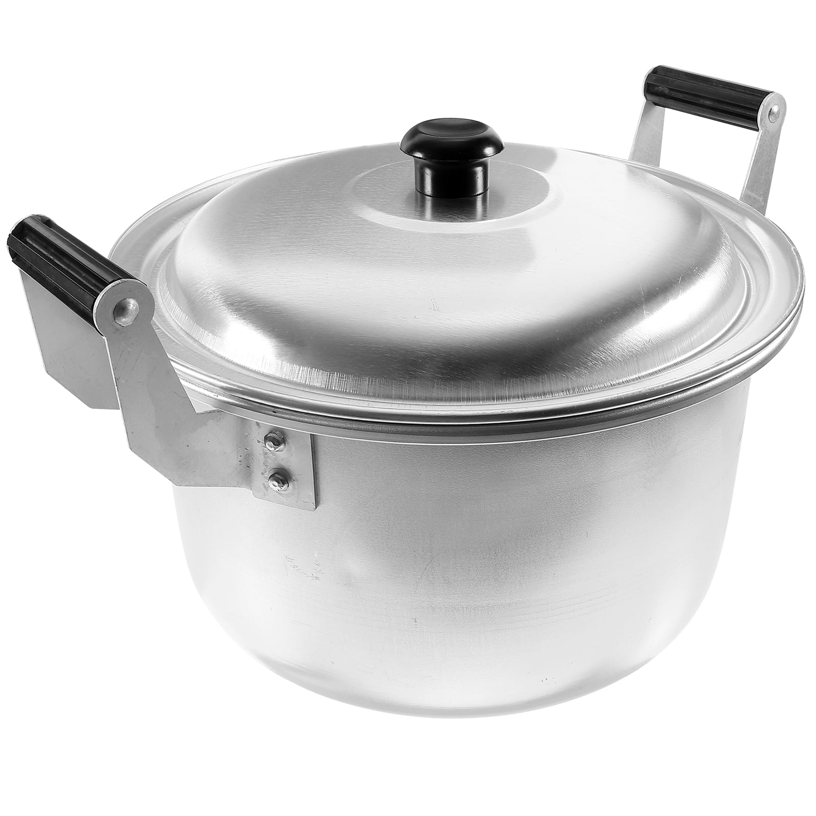 Weiwei Aluminum Rice Pot with Lid & Double Handles - Nonstick Cookware ...