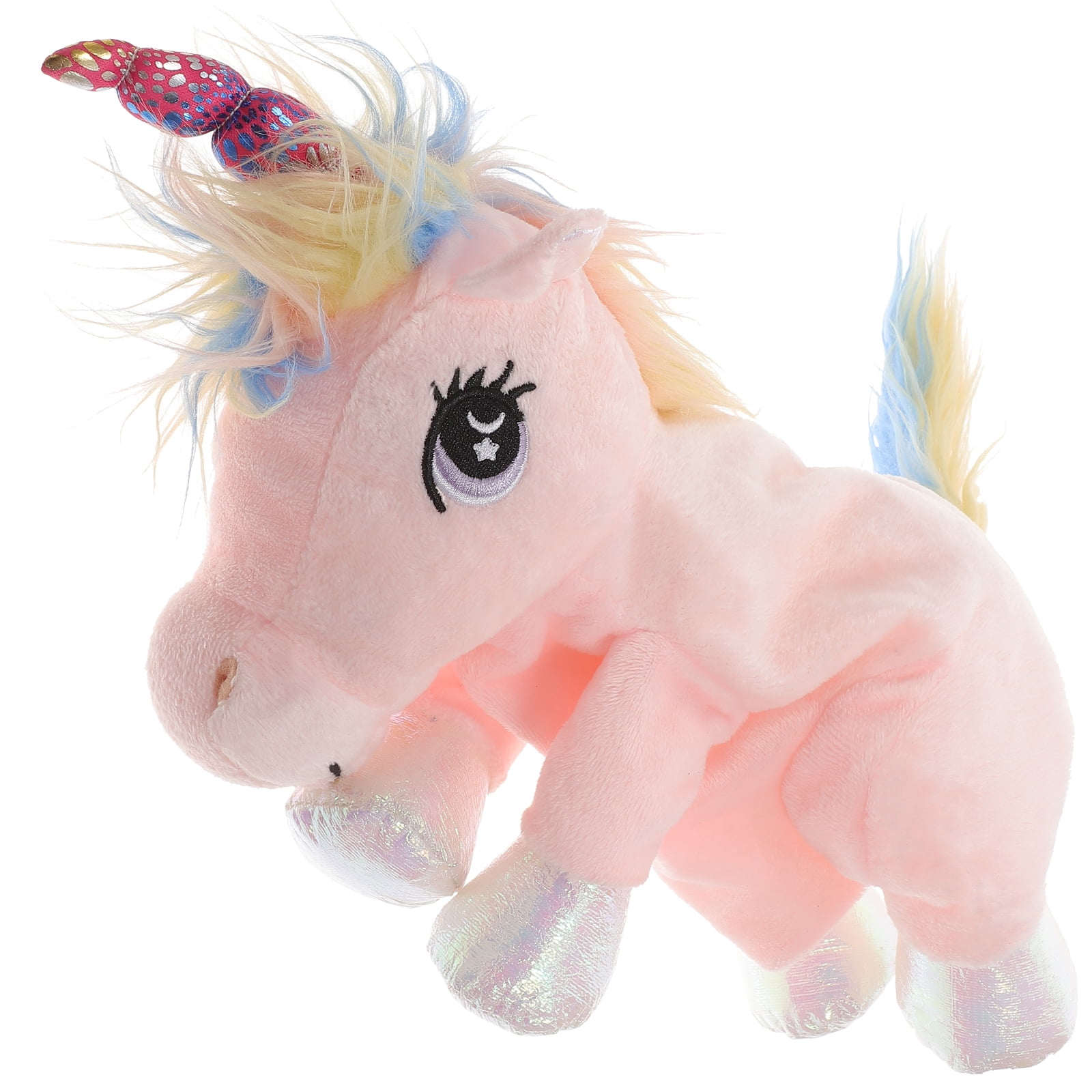 Weiwei Unicorn Puppet Cartoon Hand Puppet Plush Puppet Toy Parent-child Interactive Toys ...