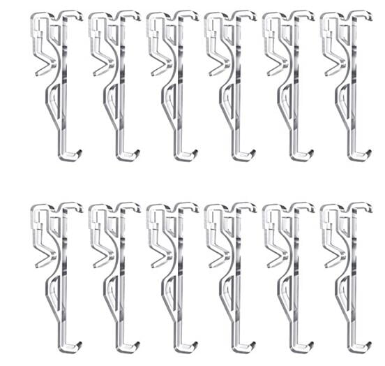 Weiweiguan 12pcs Valance Clips for Window Blinds, Blinds Hidden Valance ...