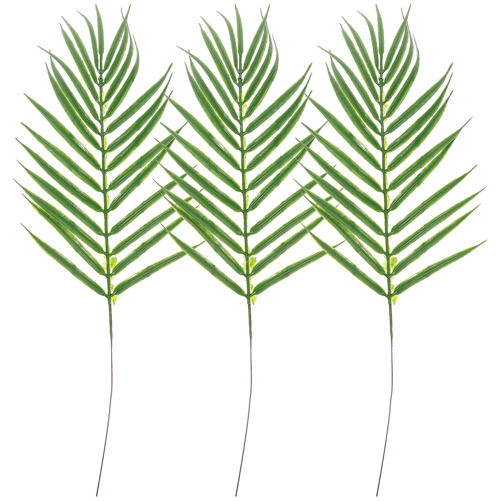 Weiweiguan 3pcs Artificial Tropical Leaf Stem Fake Leaf Ornament Diy ...