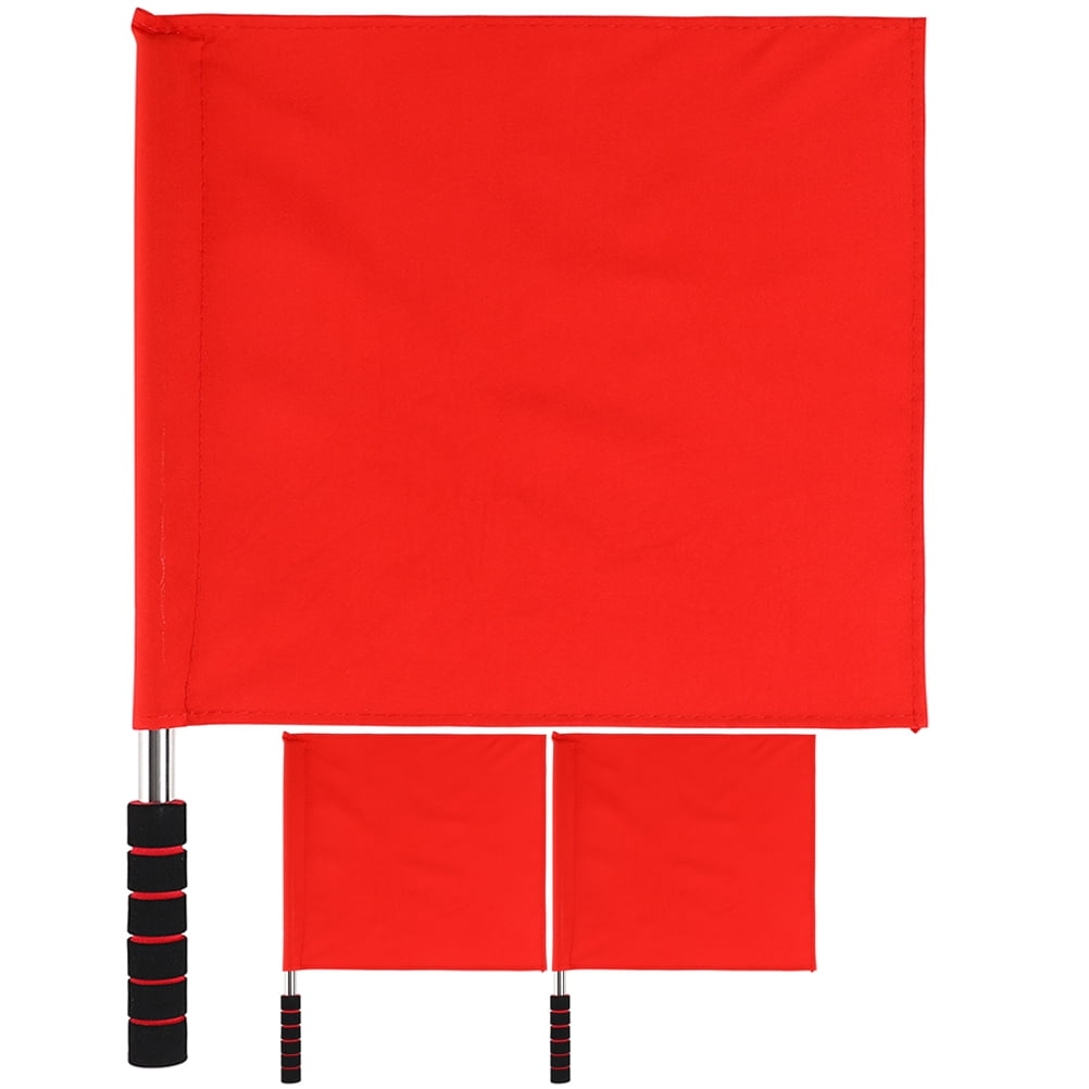 Weiweiguan 3pcs Flags Traffic Signal Flags Referee Warning Signal Flags Sports Accessory ...