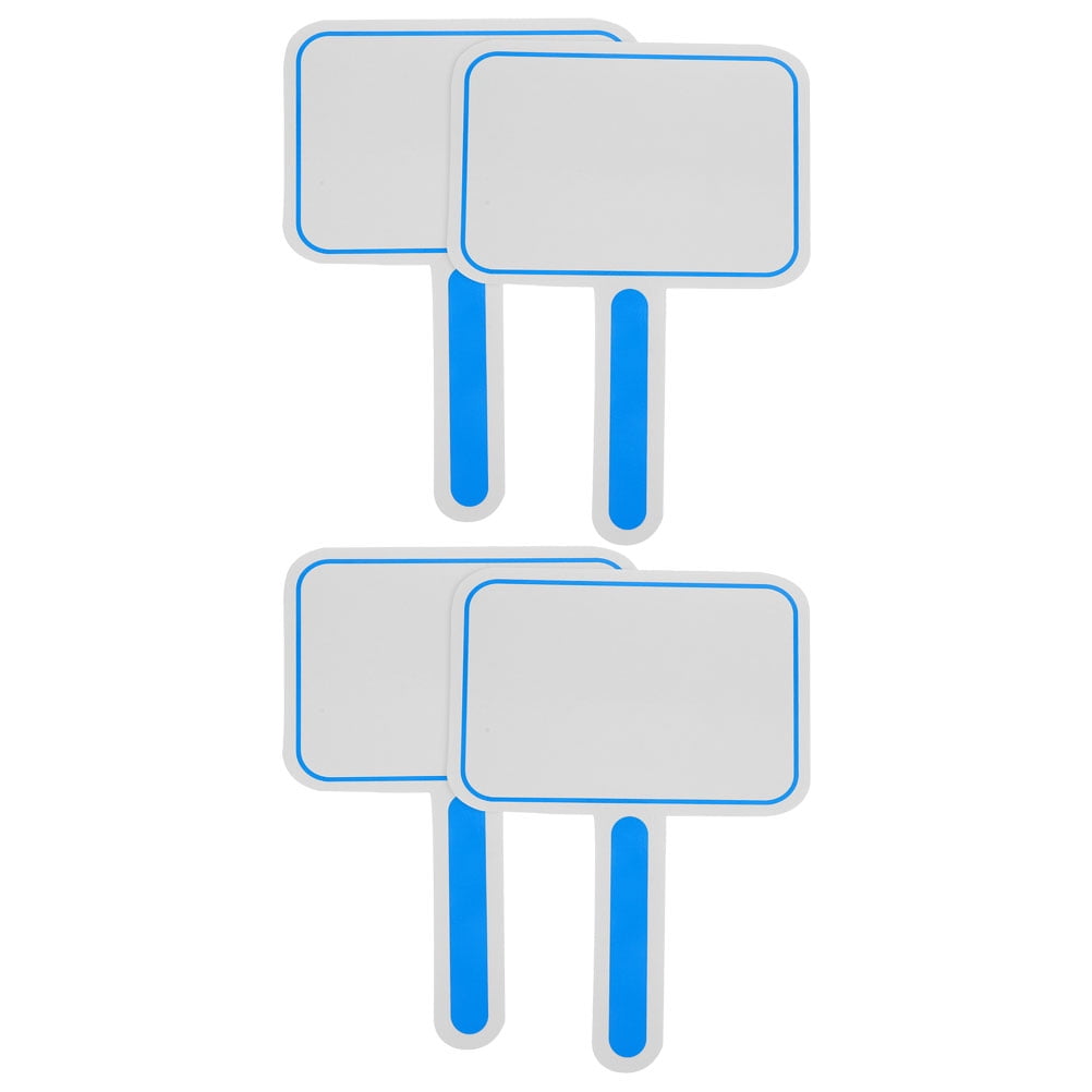 Weiweiguan Handheld Whiteboard Dry Erase Paddles (4-Pack) for Voting ...