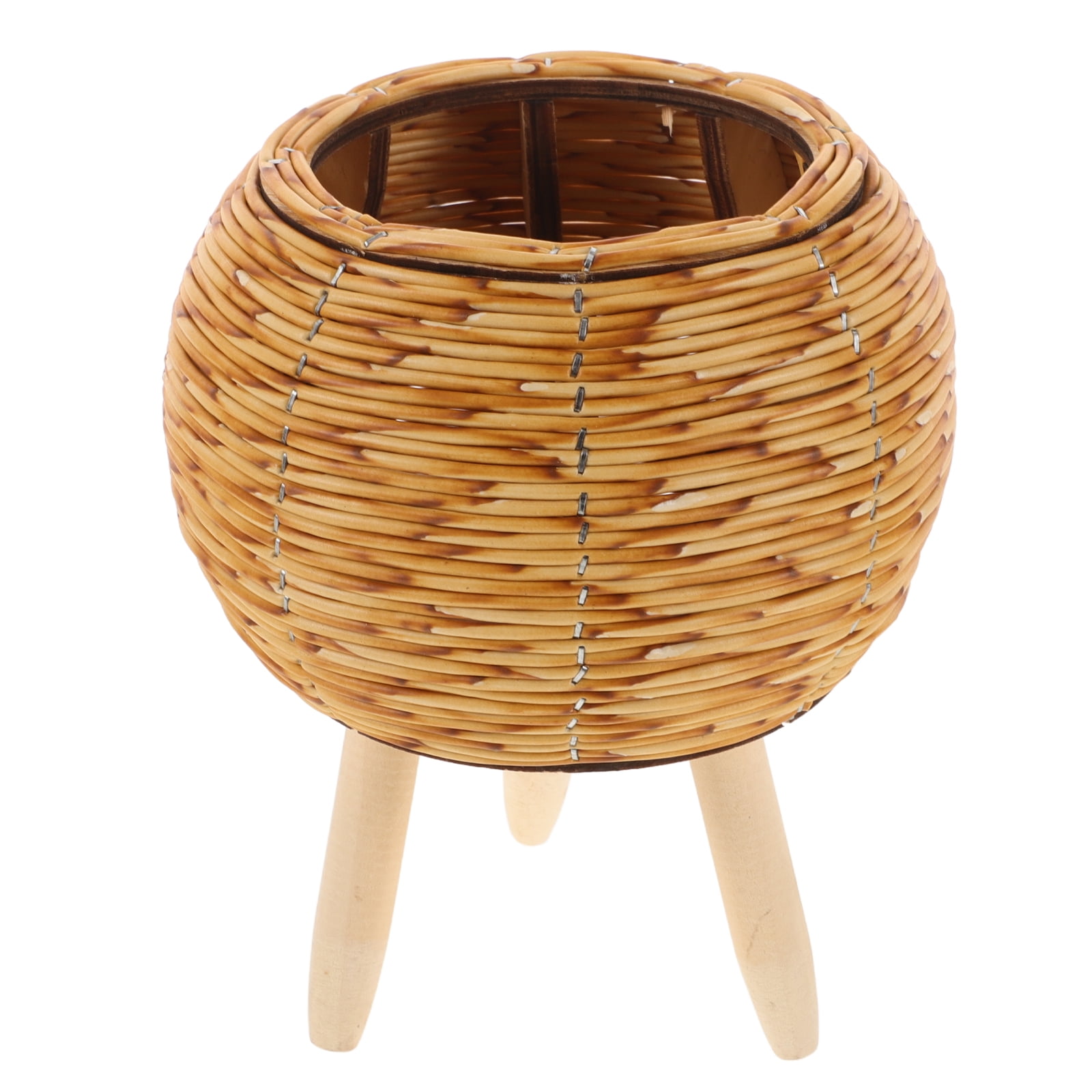 Weiweiguan Weaving Basket Plant Flower Pot Plant Container Planting Pot ...