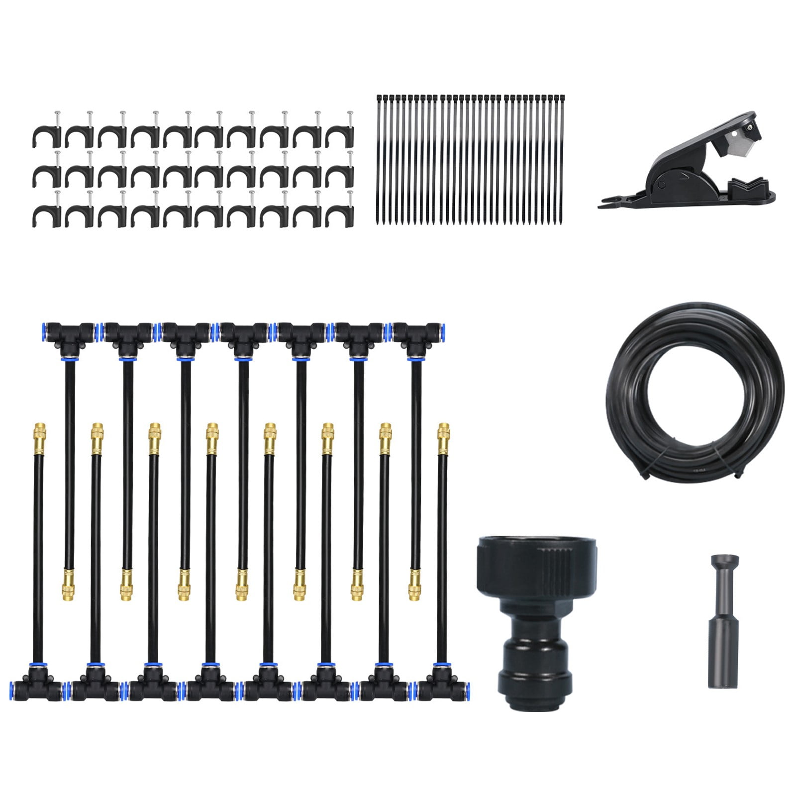 Weixuan Upgraded Lawn Watering Kit – 360° Adjustable Copper Sprayers ...