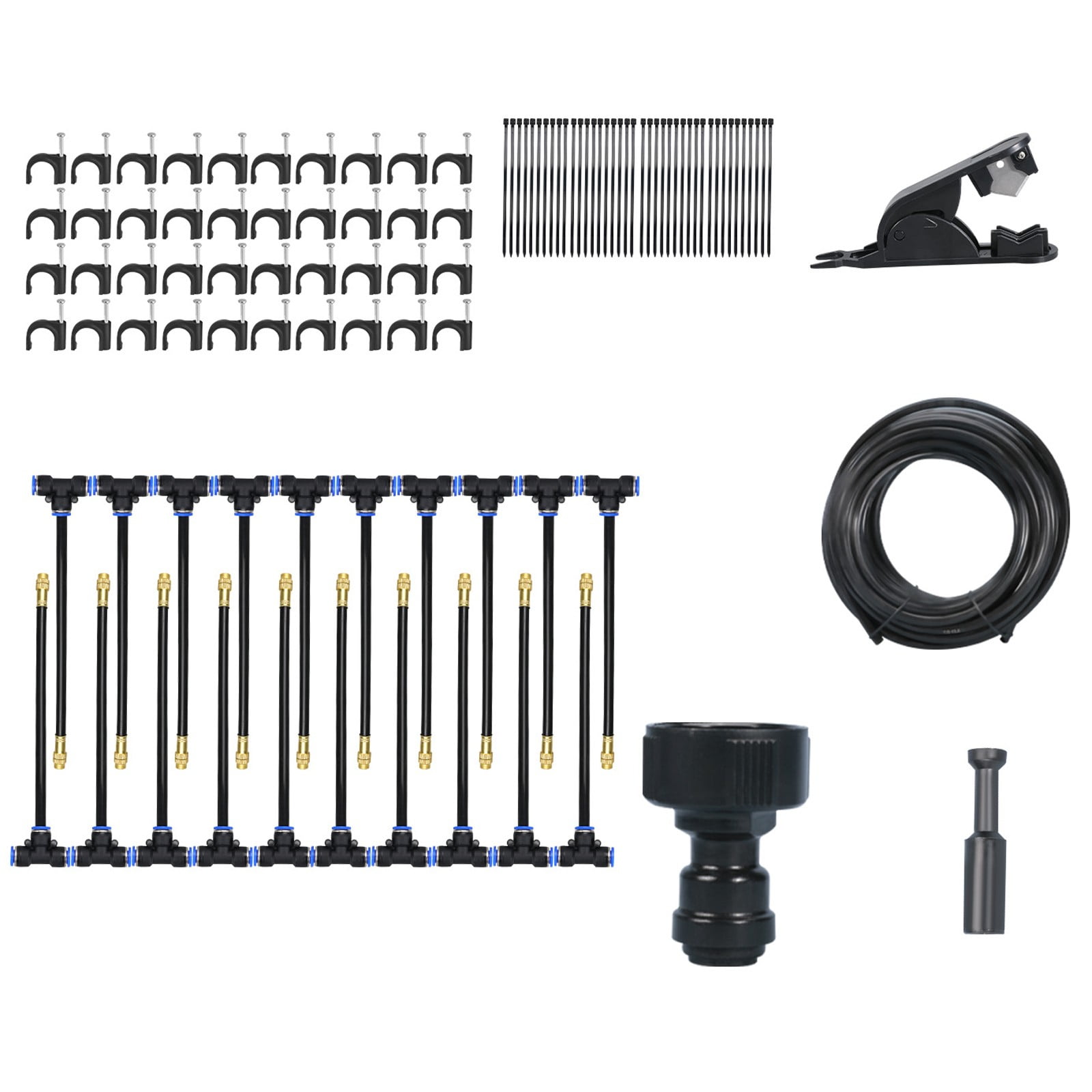 Weixuan Upgraded Lawn Watering Kit – 360° Adjustable Copper Sprayers ...