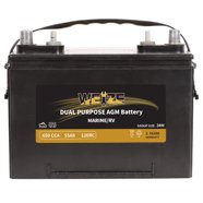 VMAX V35-857 AGM Deep Cycle Battery Replaces PEP BOYS U1-340 GROUP U1 ...