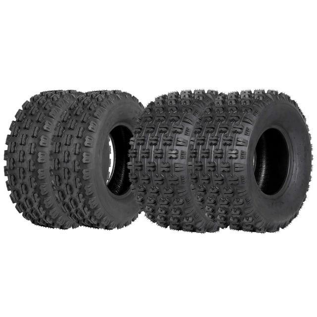 Weize All-Terrain ATV UTV Tires, 21x7-10 & 20x10-9, 4PR Tubeless Set of ...